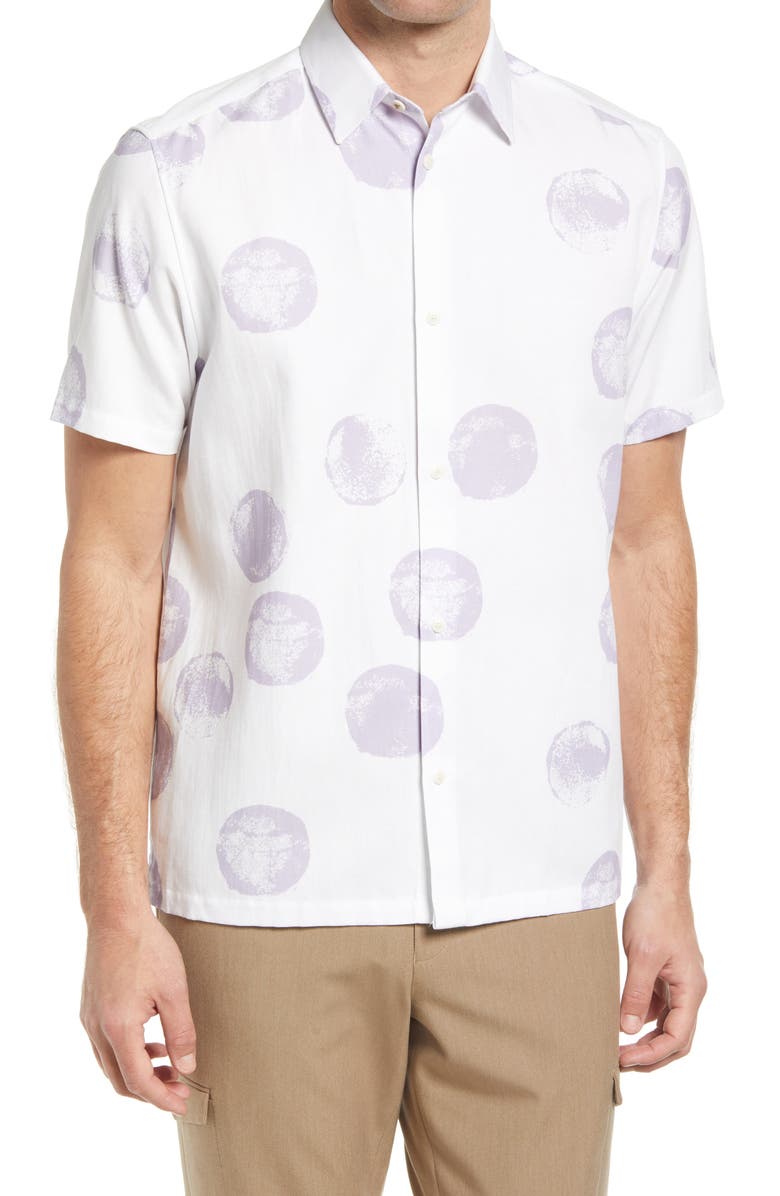 Ted Baker London Gophir Print Short Sleeve Button-Up Shirt | Nordstromrack