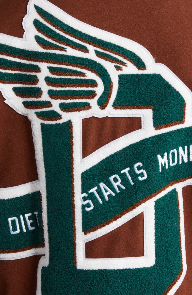 DIET STARTS MONDAY Wings Wool Blend Varsity Jacket | Nordstrom