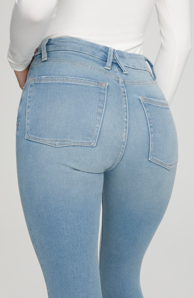 Good American Good Legs Button Fly Ankle Skinny Jeans | Nordstromrack