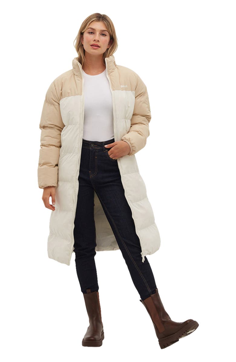 Bench. Phyllis Two-Tone Longline Puffer Coat | Nordstromrack