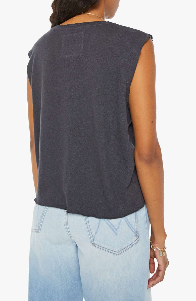 MOTHER The Little Goodie Goodie Piña Colada Graphic Crop Tank ...