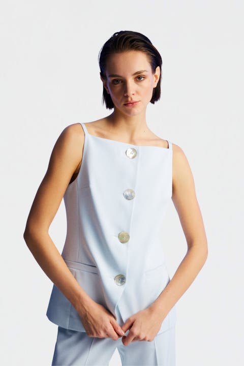 Women's Blue Vests | Nordstrom