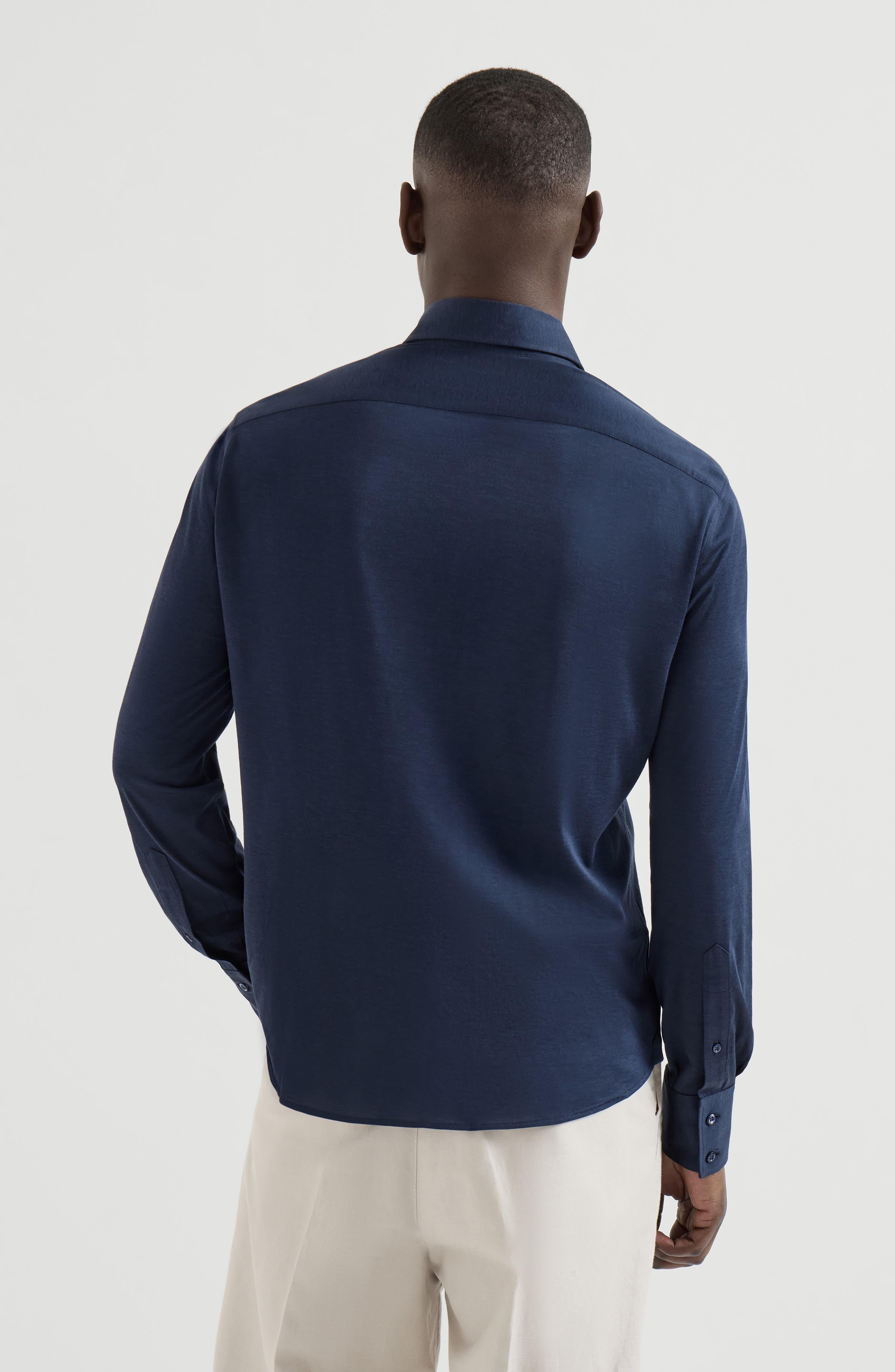 Spread collar shirt (Men) | Nordstrom