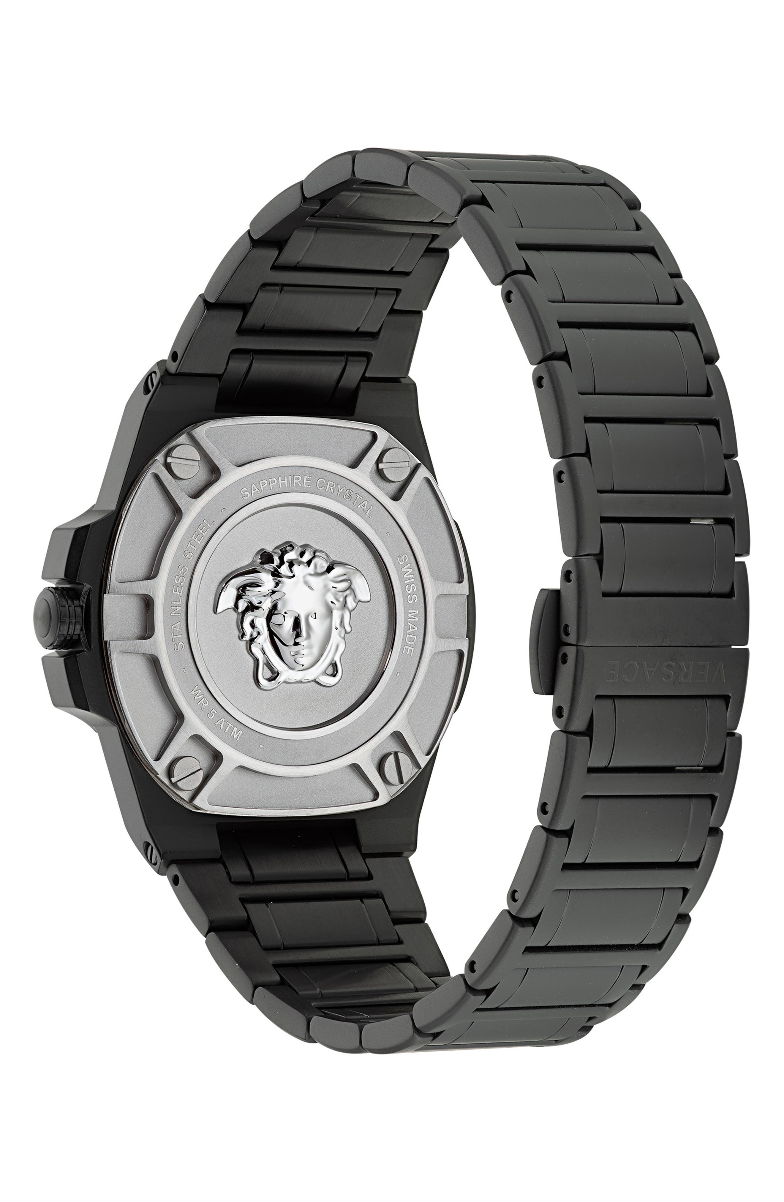 Versace Greca Reaction Bracelet Watch, 44mm | Nordstromrack