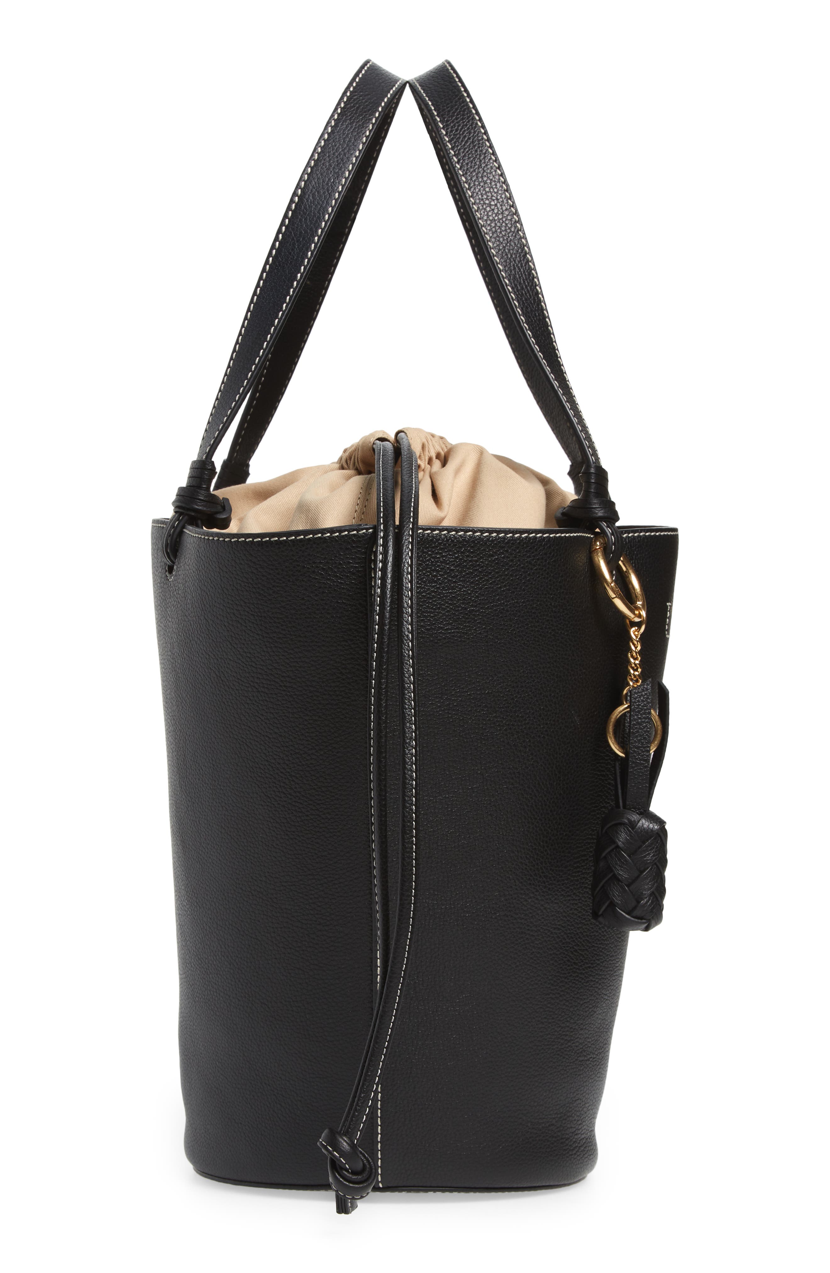 See by Chloé Cecilia Leather Drawstring Tote | Nordstromrack