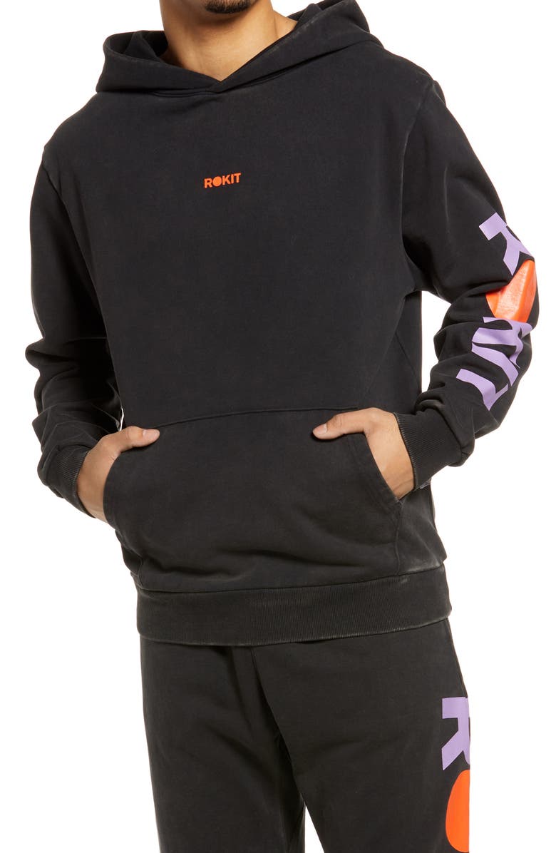 Rokit Core Logo Graphic Hooded Sweatshirt | Nordstromrack