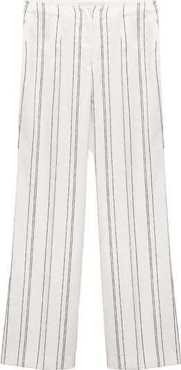 MANGO Stripe Straight Leg Pants | Nordstromrack