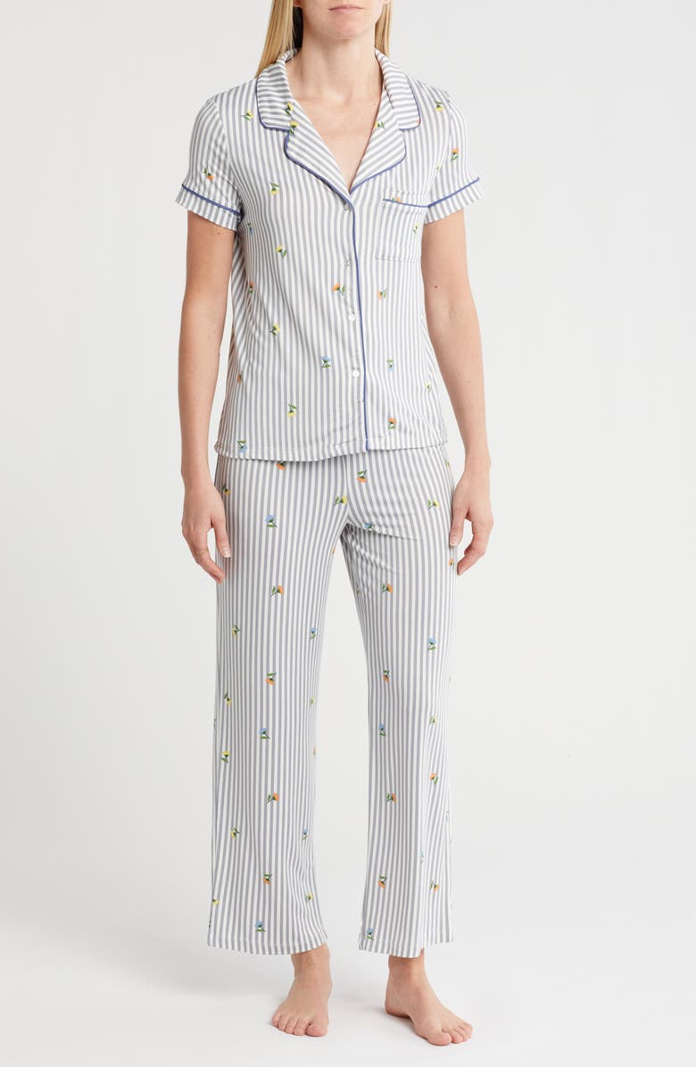 JACLYN Notched Collar Pajamas | Nordstromrack