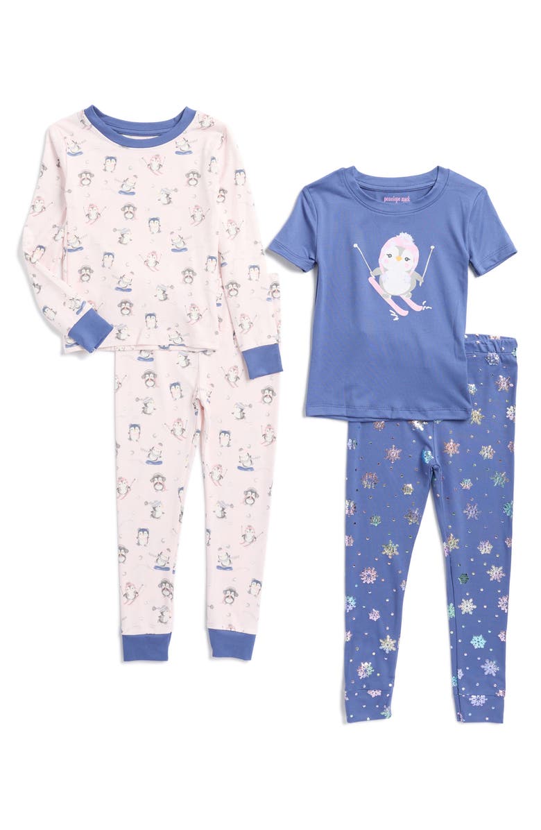 Penelope Mack Kids' Assorted 2-Pack Assorted Penguin Fitted Two-Piece ...