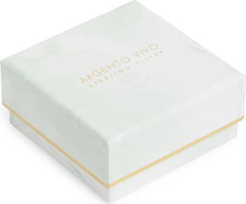 Argento Vivo Sterling Silver Imitation Pearl Bar Pendant Necklace ...