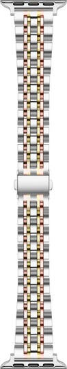 The Posh Tech Rainey Tri-Color Stainless Steel Band for Apple Watch ...