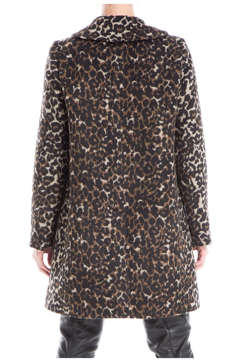 MAX STUDIO Leopard Print Long Coat | Nordstromrack