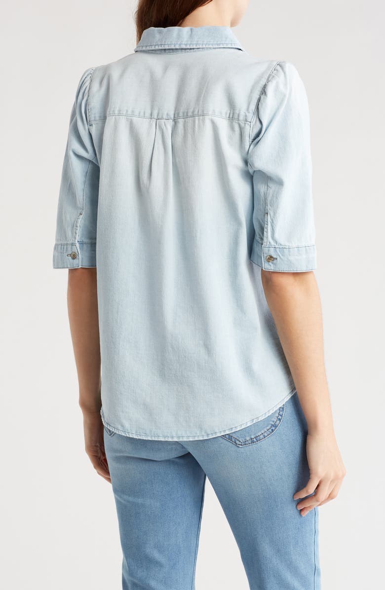 Democracy Short Sleeve Denim Shirt | Nordstromrack