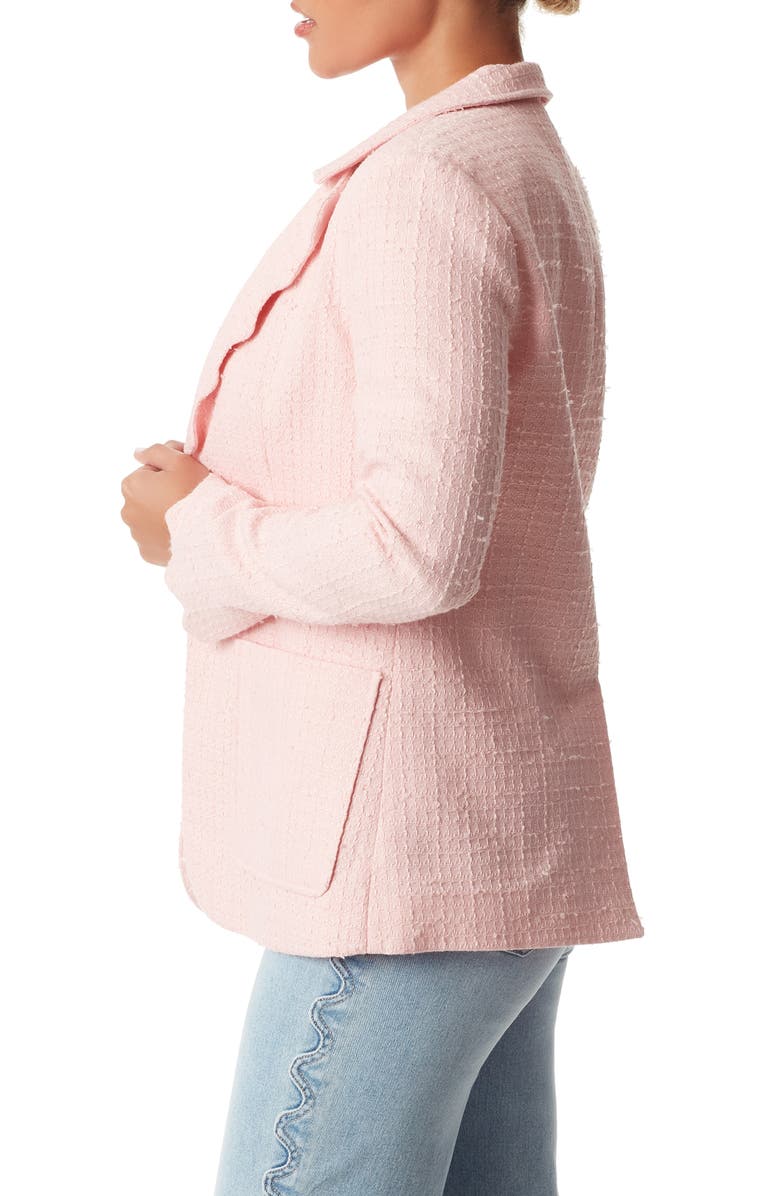 Sam Edelman Zander Scallop Edge Tweed Blazer | Nordstrom