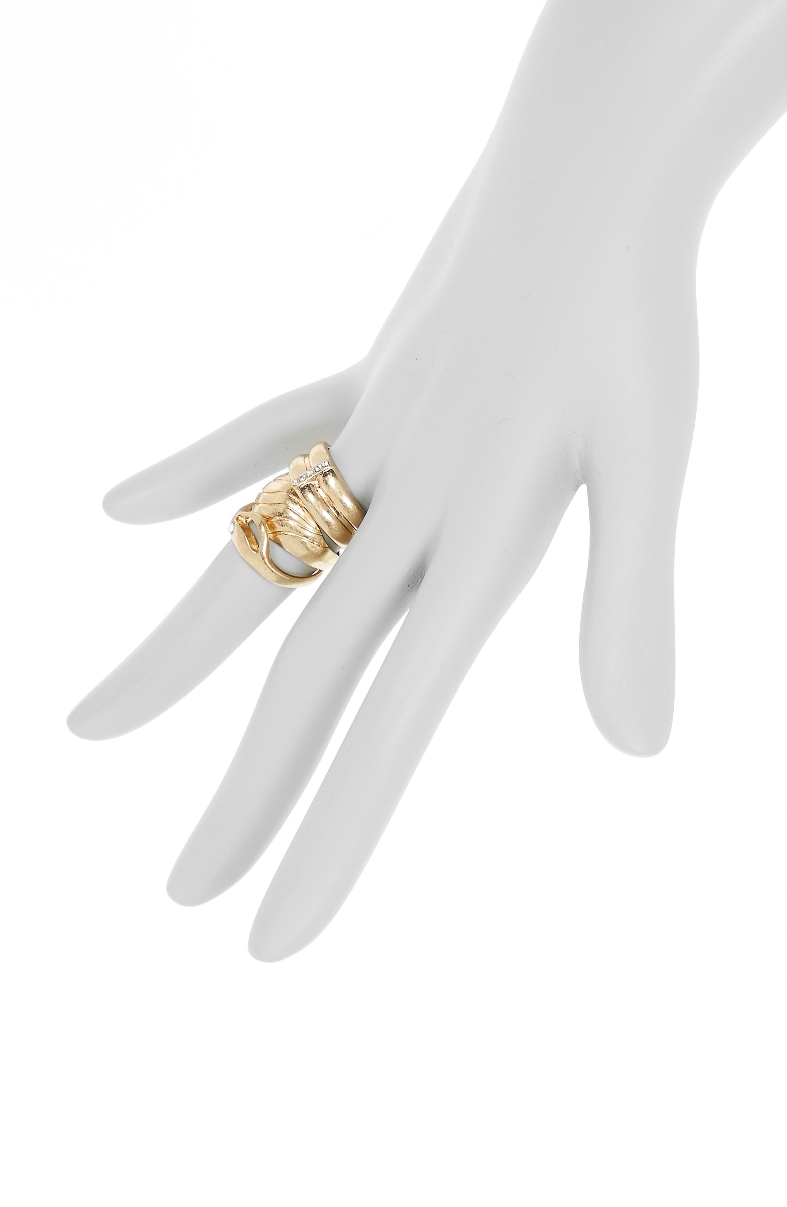 Melrose and Market Molten Textured Band Rings - Pack of 3 | Nordstromrack