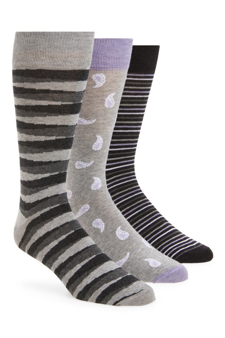 3-Pack Assorted Crew Socks (Men) | Nordstromrack