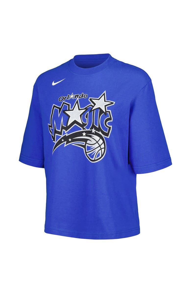 Nike Women's Nike Blue Orlando Magic Classic Edition Boxy T-Shirt ...