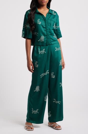 Sani Embroidered Lounge Set | Nordstrom