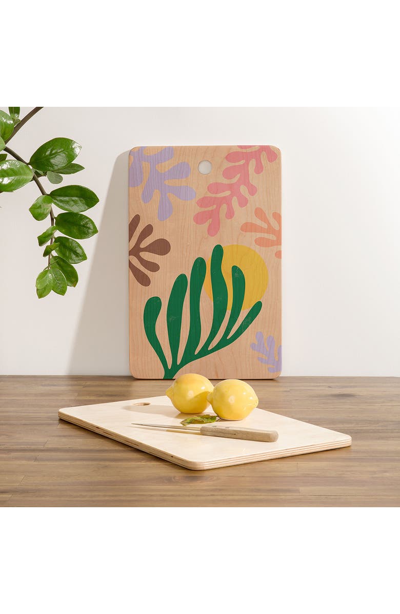 Deny Designs Ninola Design Spring Matisse Leaves Rectangle Cutting ...