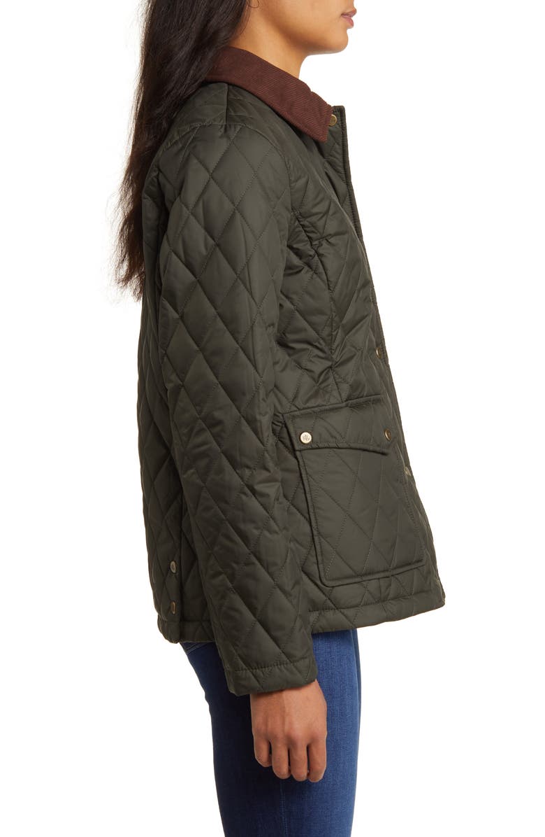 Lauren Ralph Lauren Diamond Quilted Barn Jacket | Nordstromrack