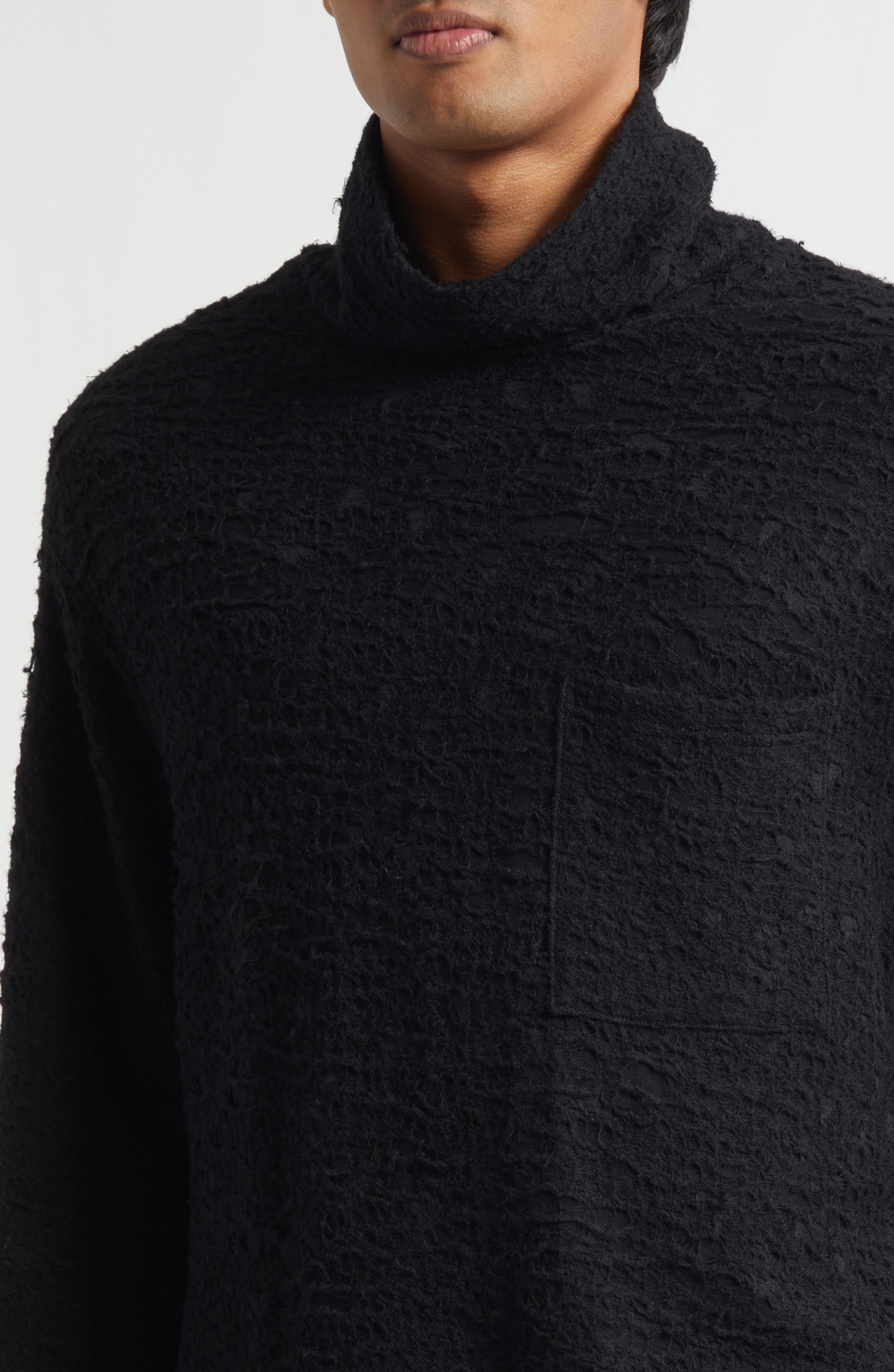 Yohji Yamamoto Wool Turtleneck Sweater | Nordstrom