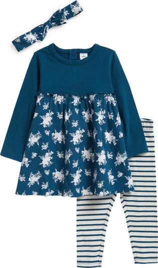Nordstrom Kids' Nordstrom Floral Dress, Pants & Headband | Nordstrom