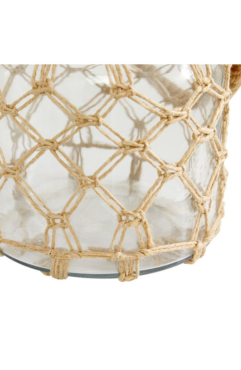 Novogratz Clear Glass Candle Lantern with Rope Handle | Nordstromrack
