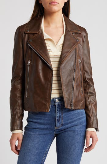 rag & bone Mack Lambskin Leather Jacket | Nordstromrack