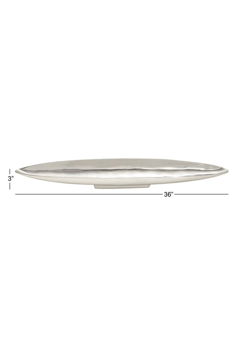 WILLOW ROW Polished Silver Modern Canoe Tray | Nordstromrack