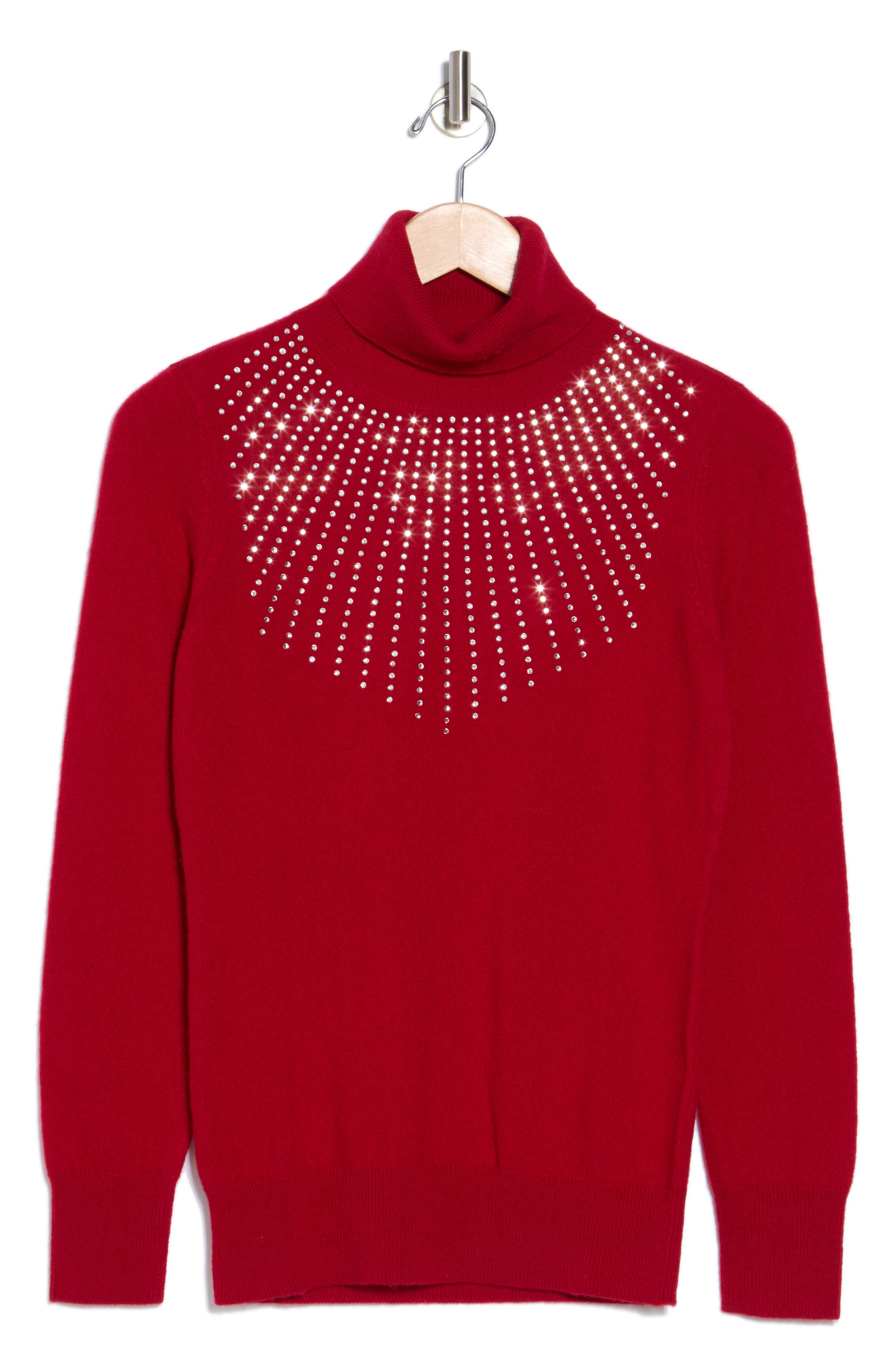Sofia Cashmere Turtleneck Starburst Cashmere Sweater | Nordstromrack