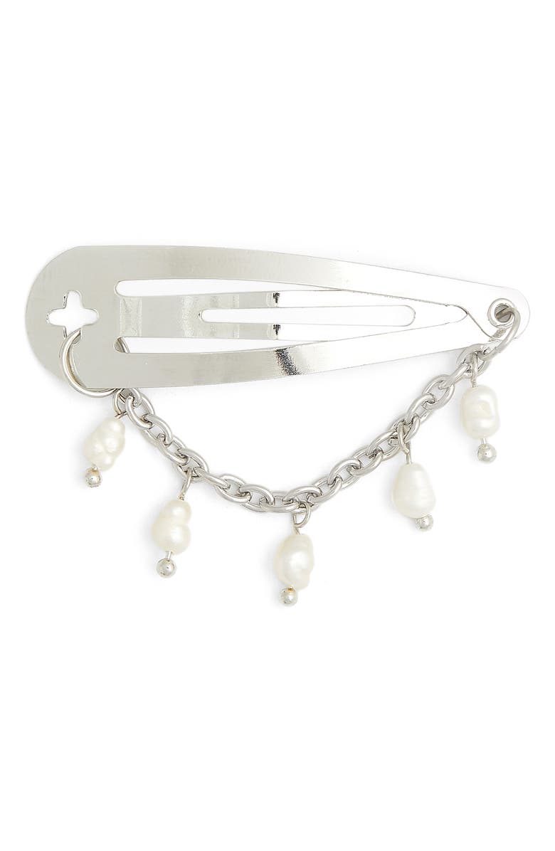 Petit Moments Dodie Imitation Pearl Chain Hair Clip | Nordstrom