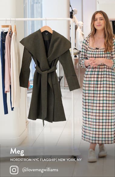 Noize Lena Belted Wrap Coat | Nordstromrack