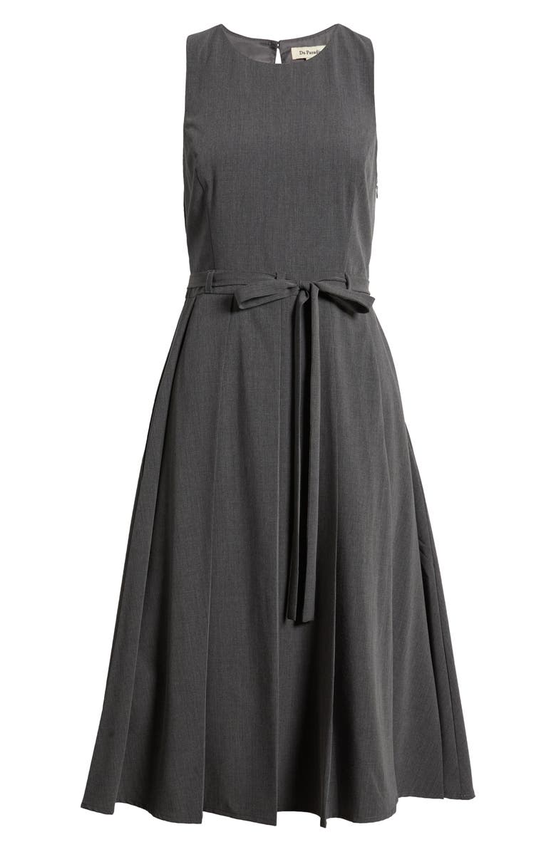 Du Paradis Chlo Pleated Tie Waist Sleeveless Midi Dress | Nordstromrack