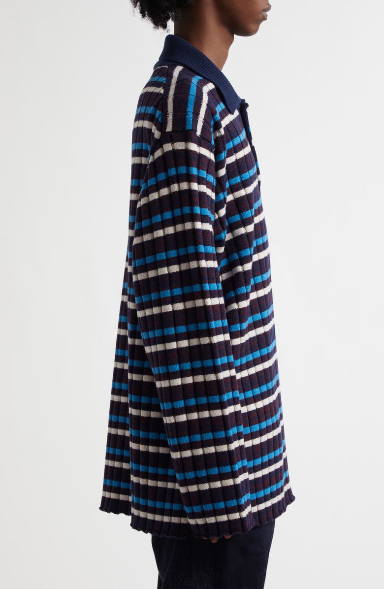 Waste Yarn Project Aino Big Rib One of a Kind Polo Sweater | Nordstromrack