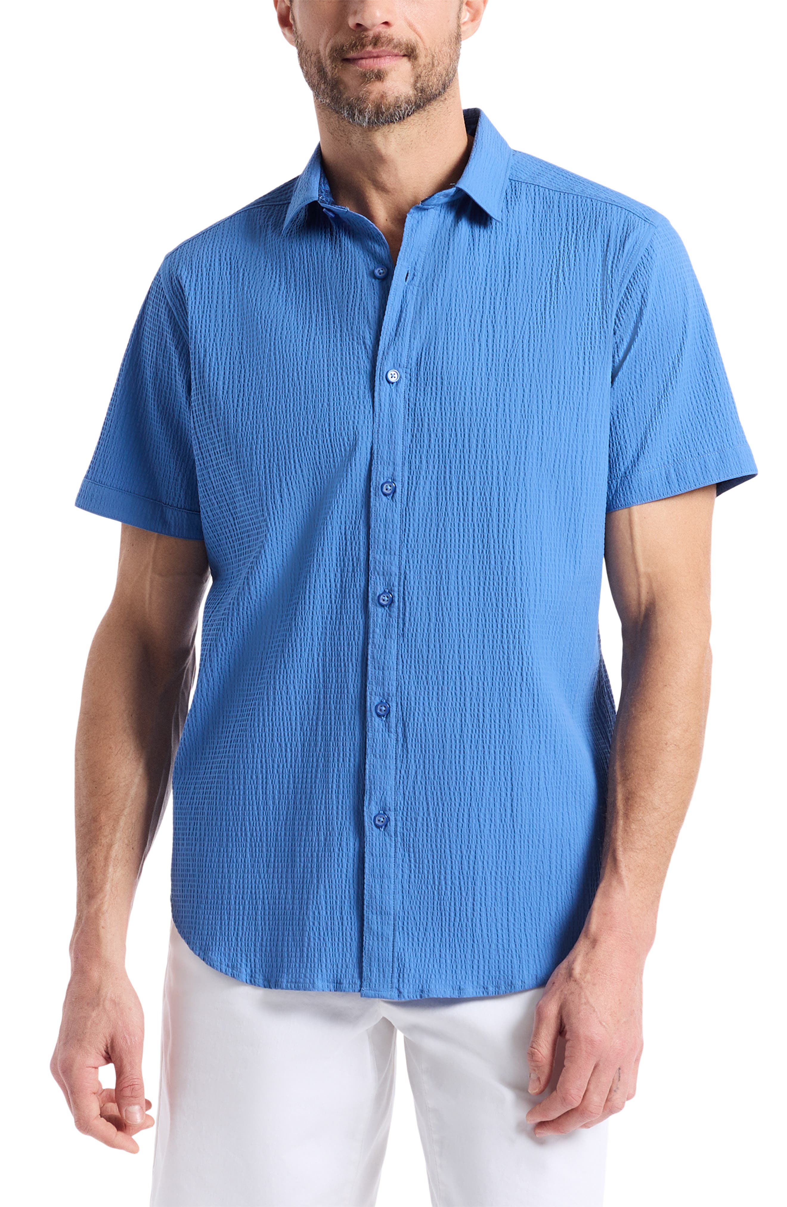 Robert Graham Thresher Short Sleeve Button-Up Shirt | Nordstrom
