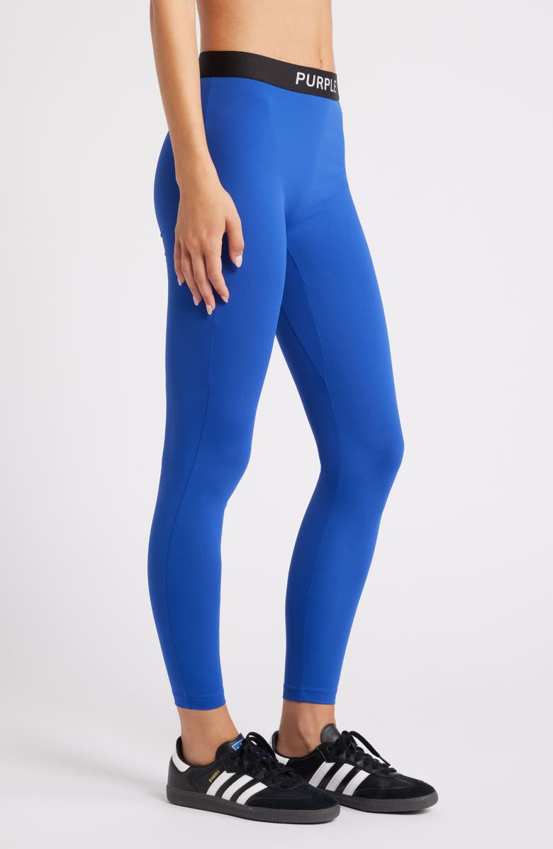 PURPLE BRAND Logo Waistband Leggings | Nordstromrack