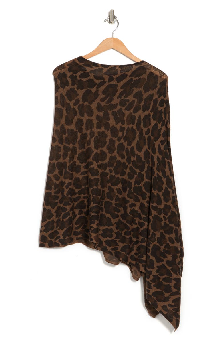 Portolano Big Leopard Print Poncho | Nordstromrack