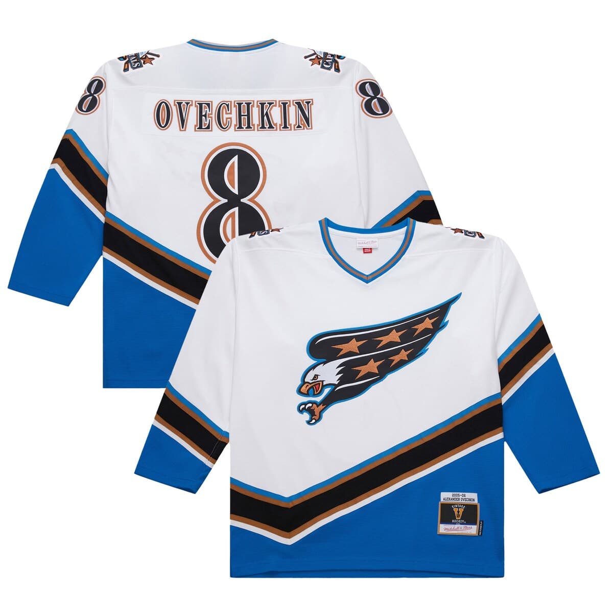 Mitchell & Ness Men's Mitchell & Ness Alexander Ovechkin White ...
