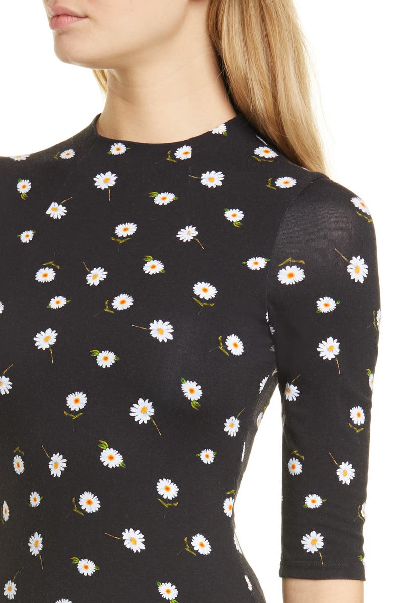 Alice + Olivia Delora Tossed Daisy Sheath Dress | Nordstrom