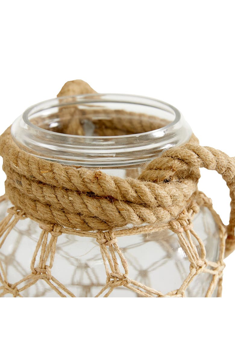 Novogratz Clear Glass Candle Lantern with Rope Handle | Nordstromrack