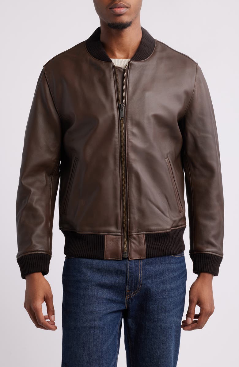 Frye Leather Bomber Jacket | Nordstrom
