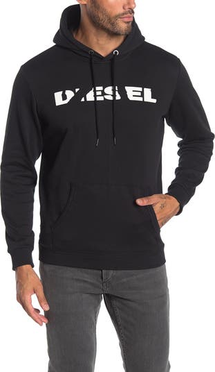 DIESEL® Logo Front Knit Hoodie | Nordstromrack