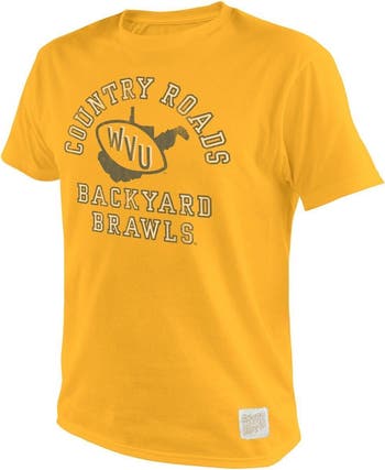 Retro Brand Men's Original Retro Brand Gold West Virginia Mountaineers ...