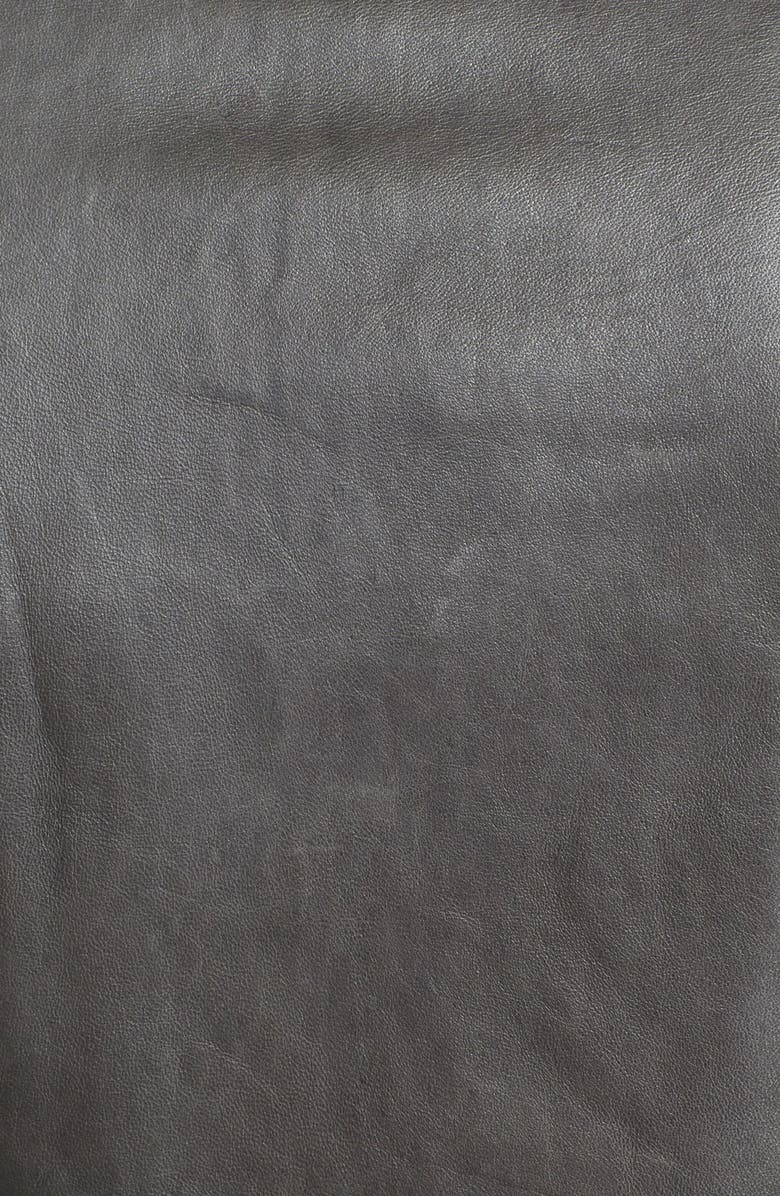 Rick Owens 'Sternberg' Leather Jacket with Stowaway Hood | Nordstrom