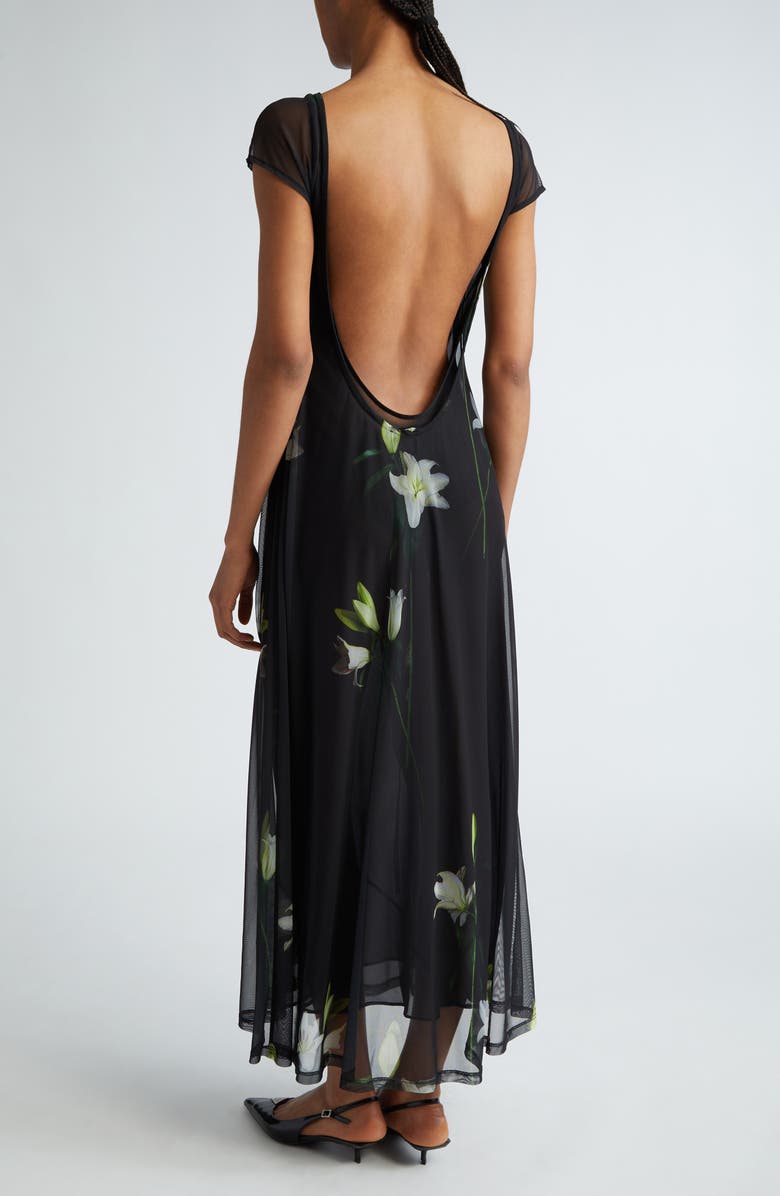Puppets and Puppets Diego Floral Mesh Maxi Dress | Nordstrom