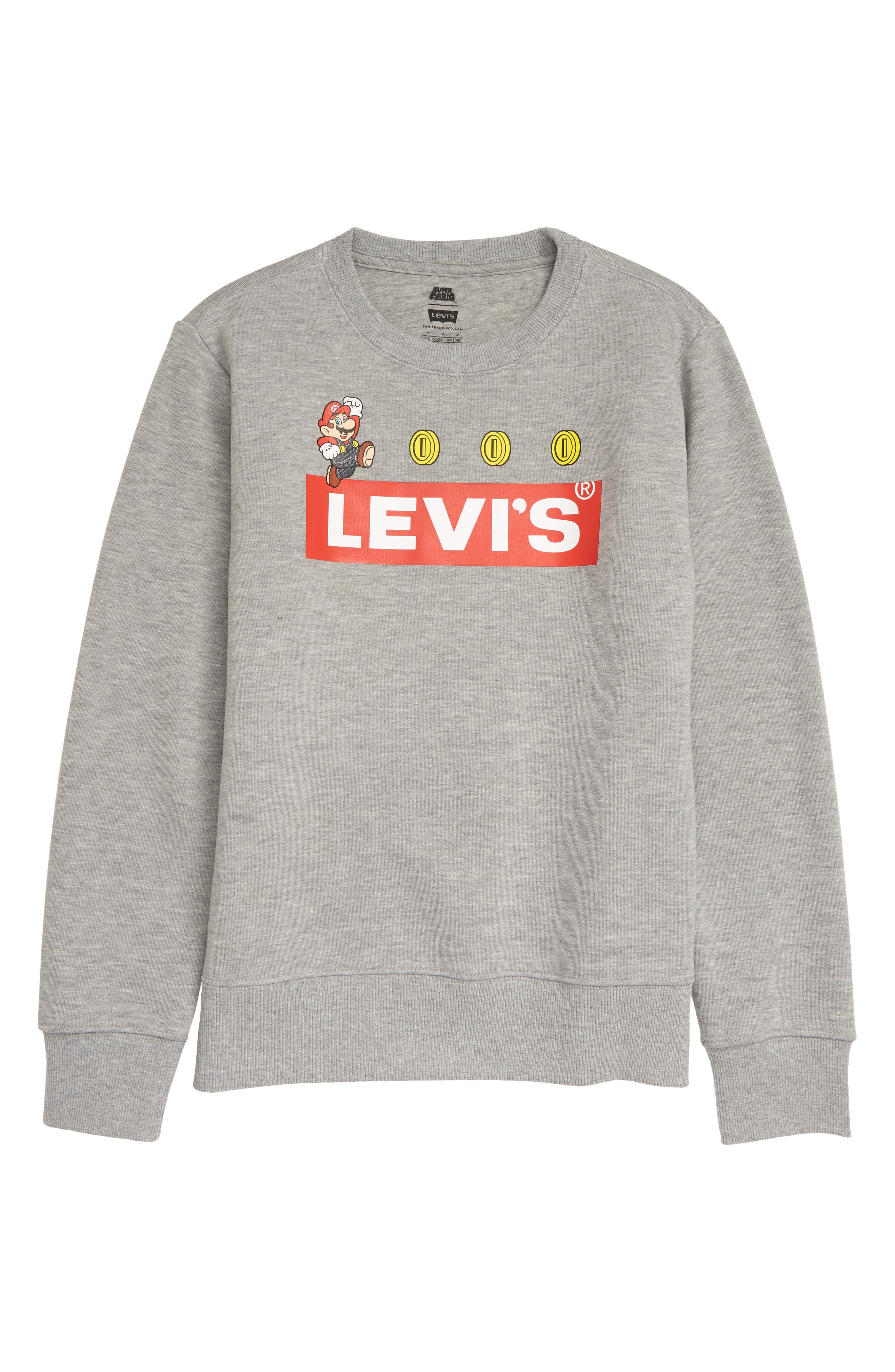 Levi's® x Super Mario™ Mario Coin Graphic Sweatshirt | Nordstrom
