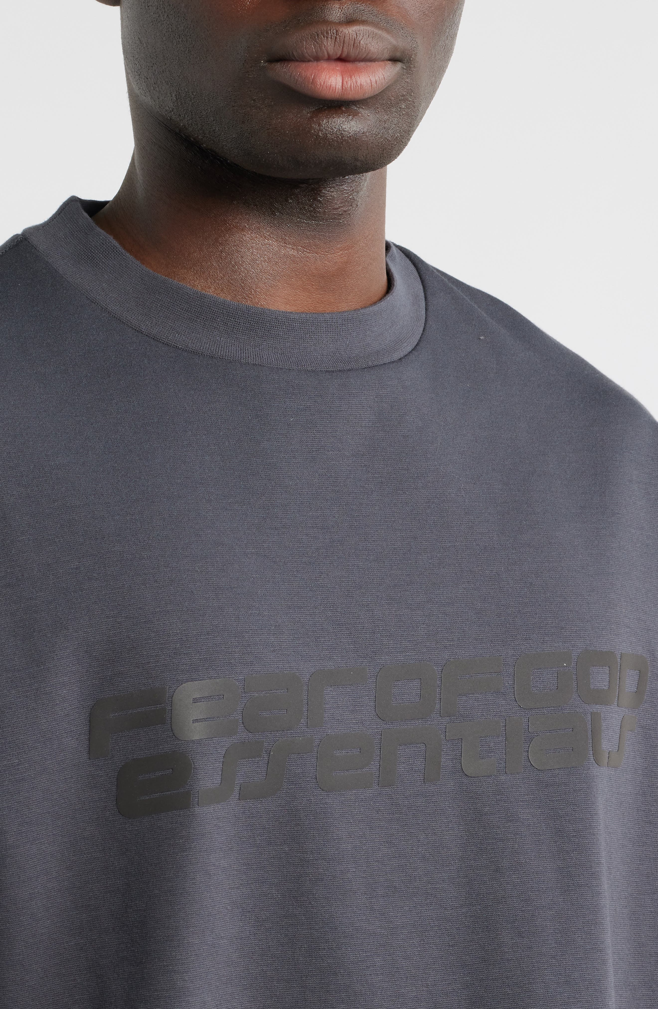 Fear of God Essentials '90s Long Sleeve Logo Graphic T-Shirt | Nordstrom
