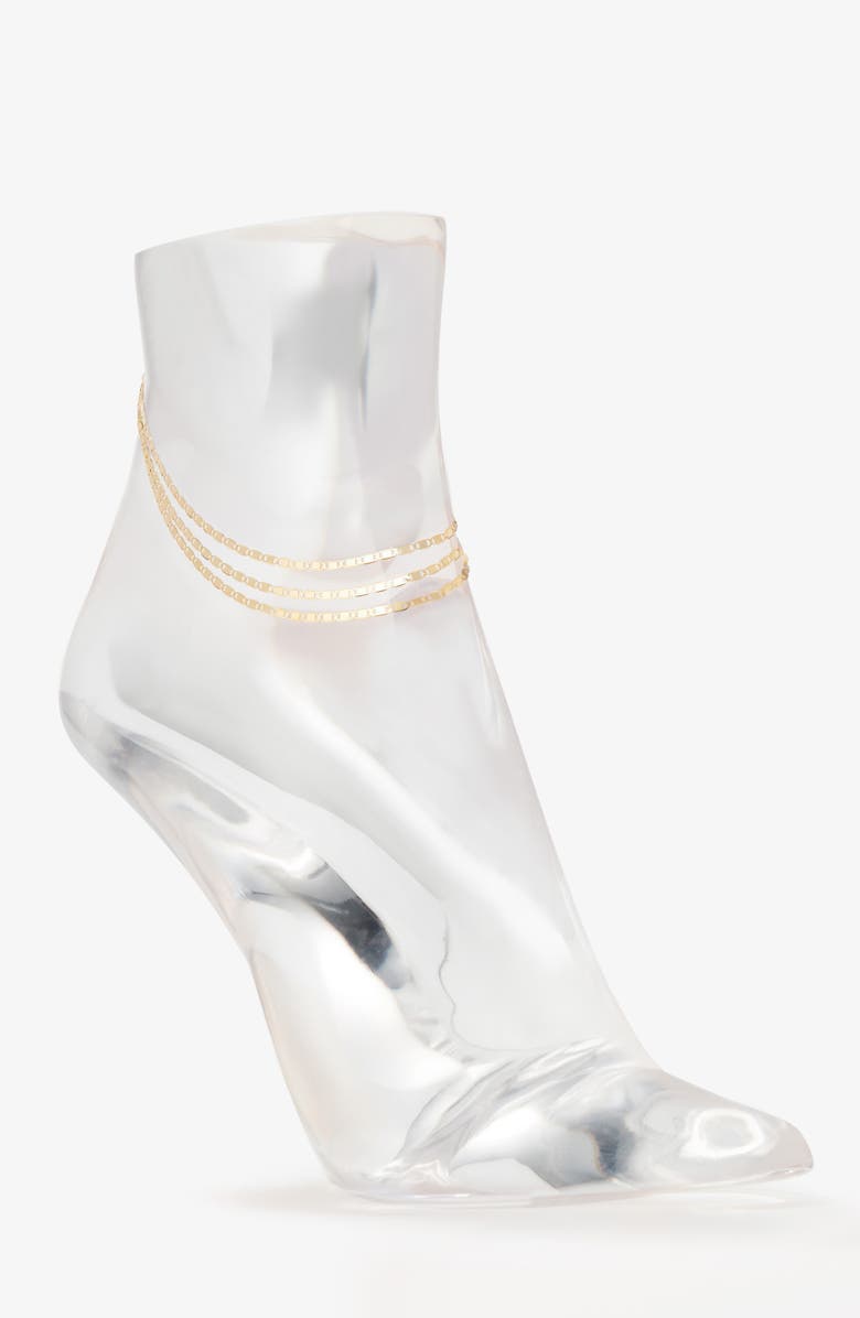 LANA 3 Strand Malibu Anklet | Nordstromrack