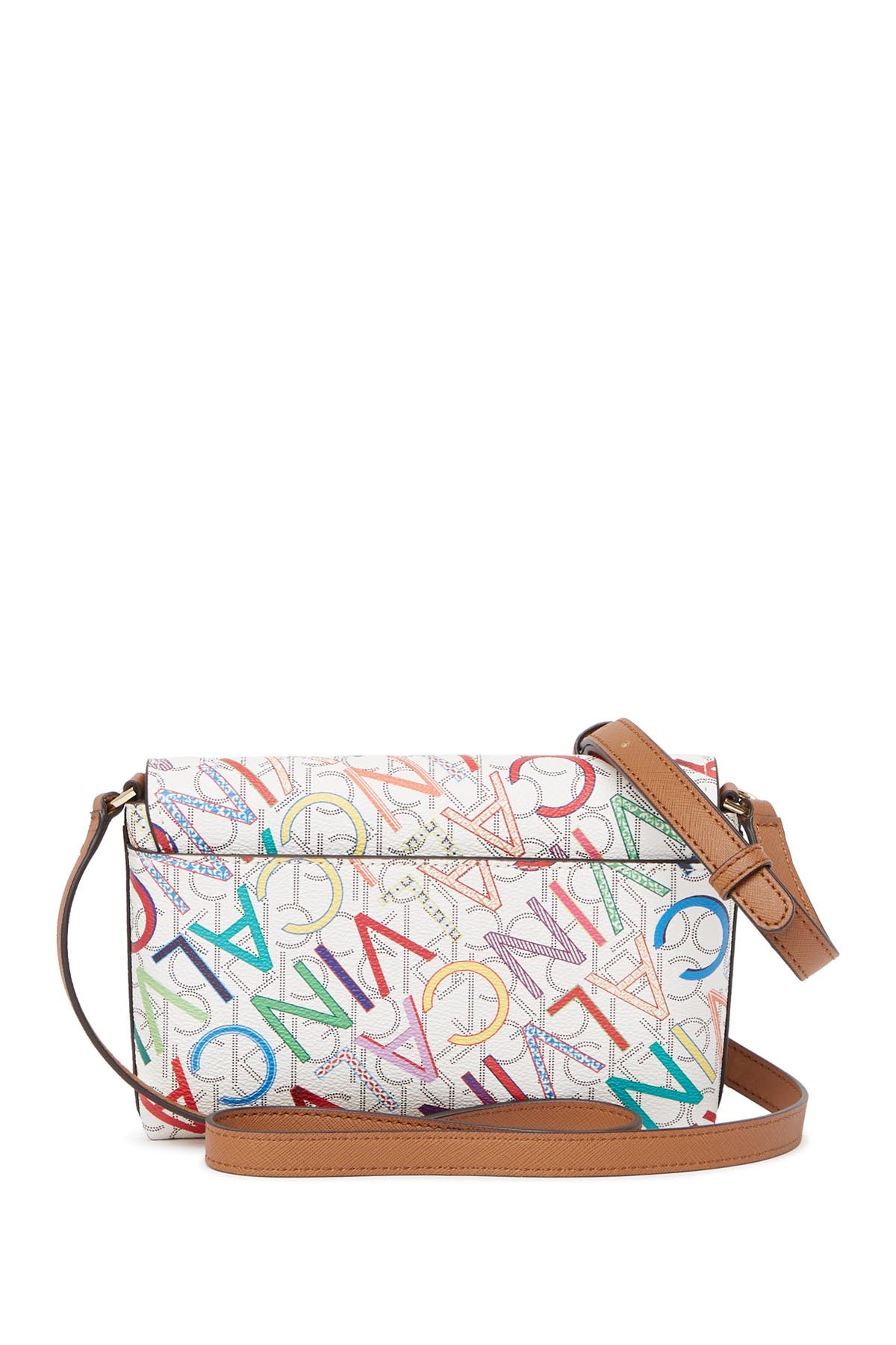 Calvin Klein Printed Pindot Logo Crossbody Bag | Nordstromrack