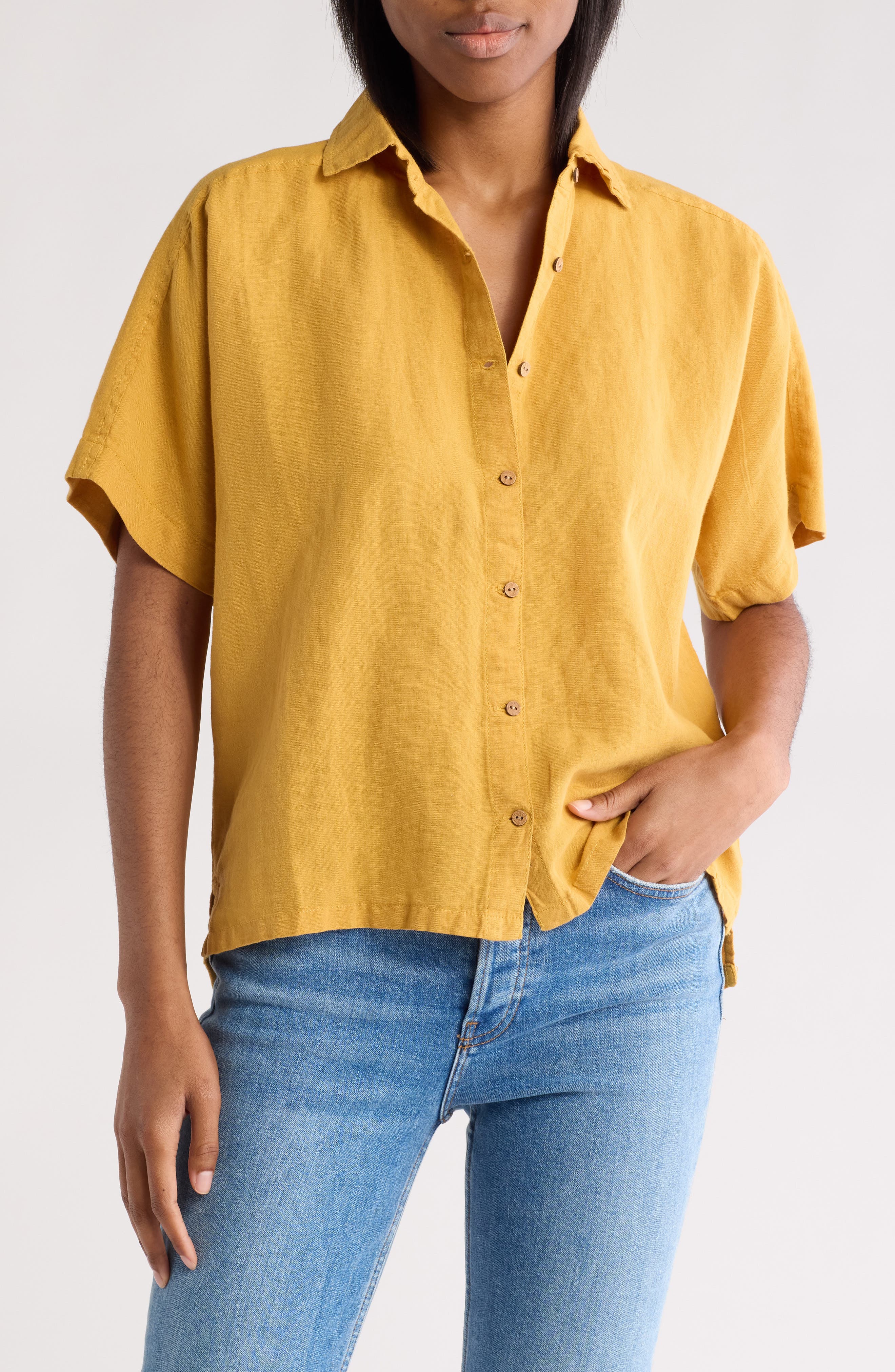 Rip Curl Summer Palm Button-Up Shirt | Nordstromrack